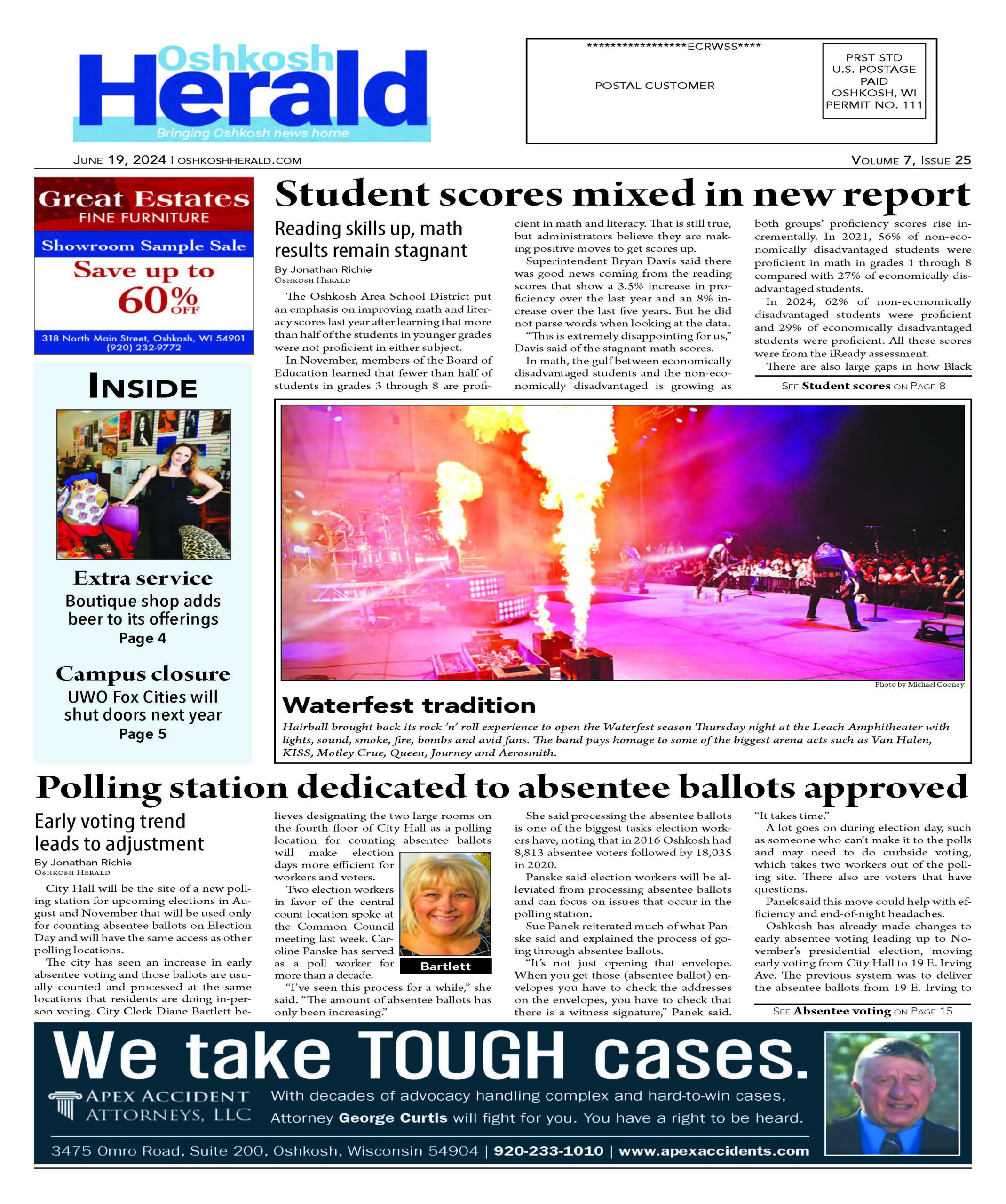 June 19, 2024 Oshkosh Herald & 2024 Arts Guide - Oshkosh Herald